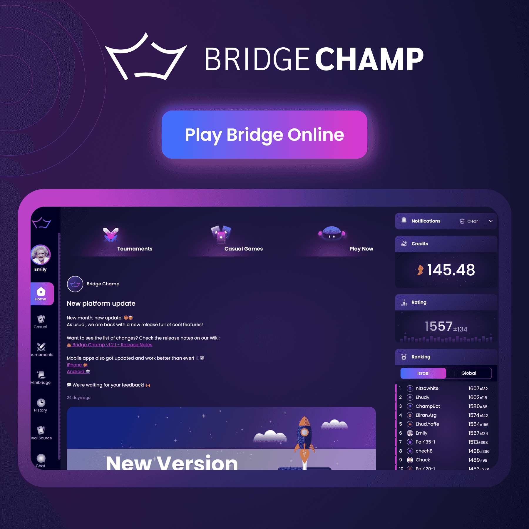 News - Bridge Champ - Play Bridge Online
