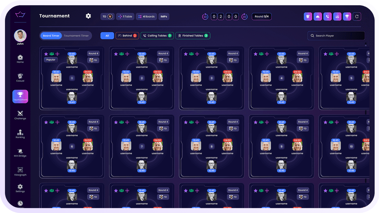 Spela bridge online - Bridge spel och turneringar