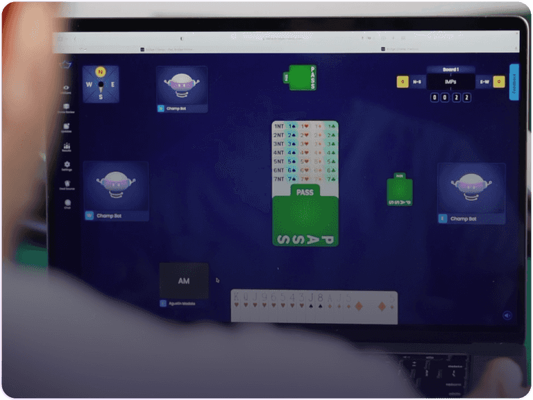 Jogue bridge online a qualquer hora, em qualquer lugar com o Bridge Champ!