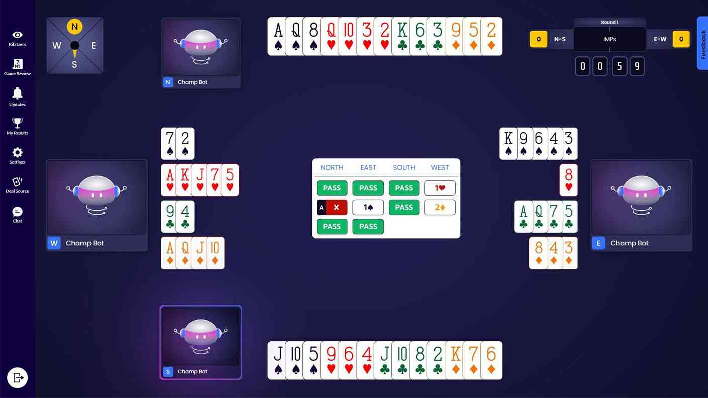 Graj w brydża online zawsze i wszędzie z Bridge Champ!