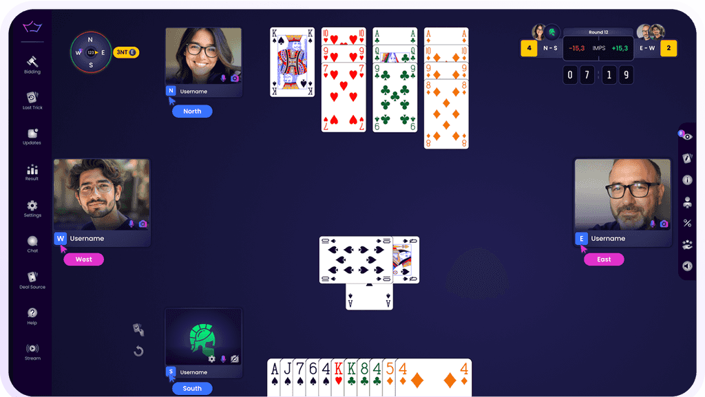 Spela bridge online - Bridge spel och turneringar