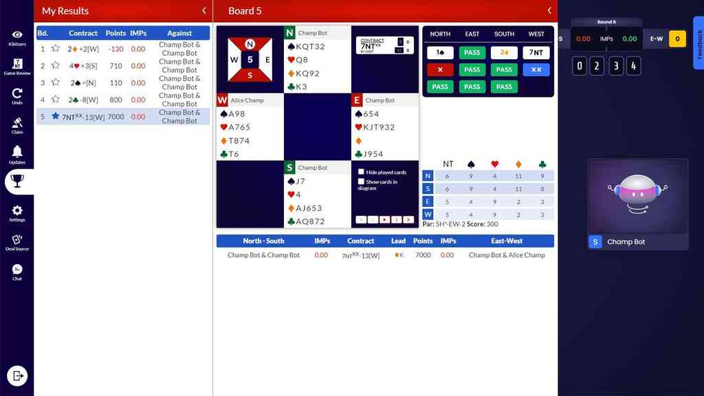 Spela bridge online när som helst, var som helst med Bridge Champ!