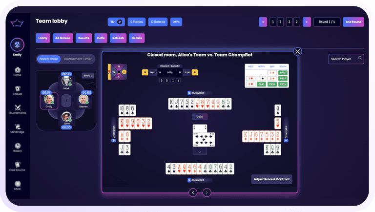 Online Bridge Tournaments - Join Competitive & Casual Games